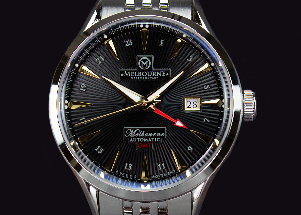 Melbourne Watch Company - Melbourne Auto GMT Black