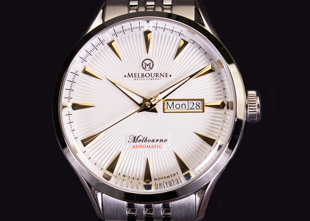 Melbourne Watch Company - Melbourne Auto Day/Date White