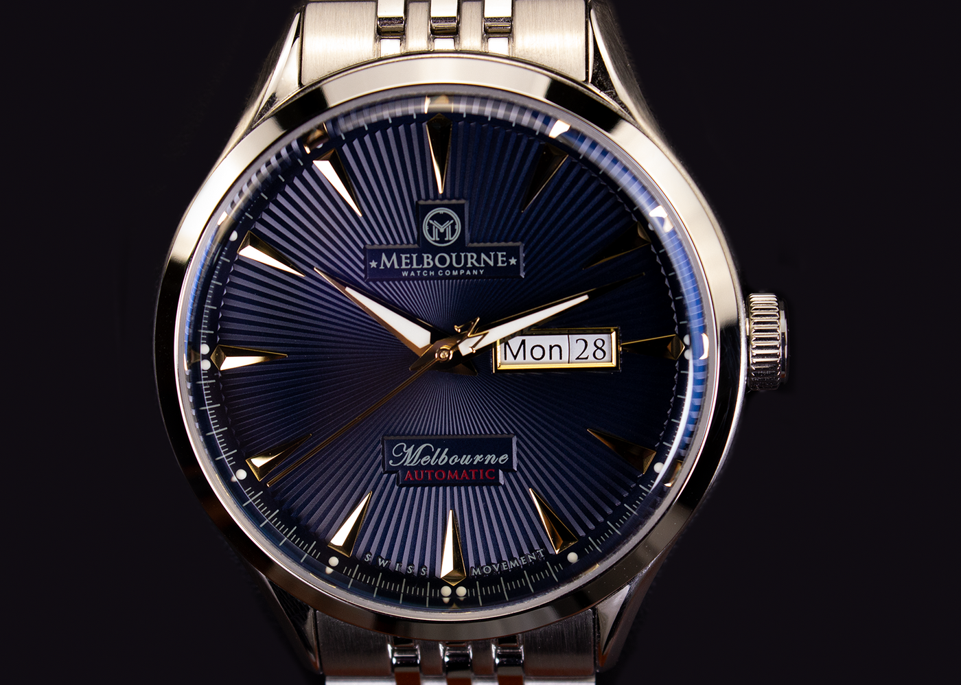 Melbourne Watch Company - Melbourne Auto GMT Navy